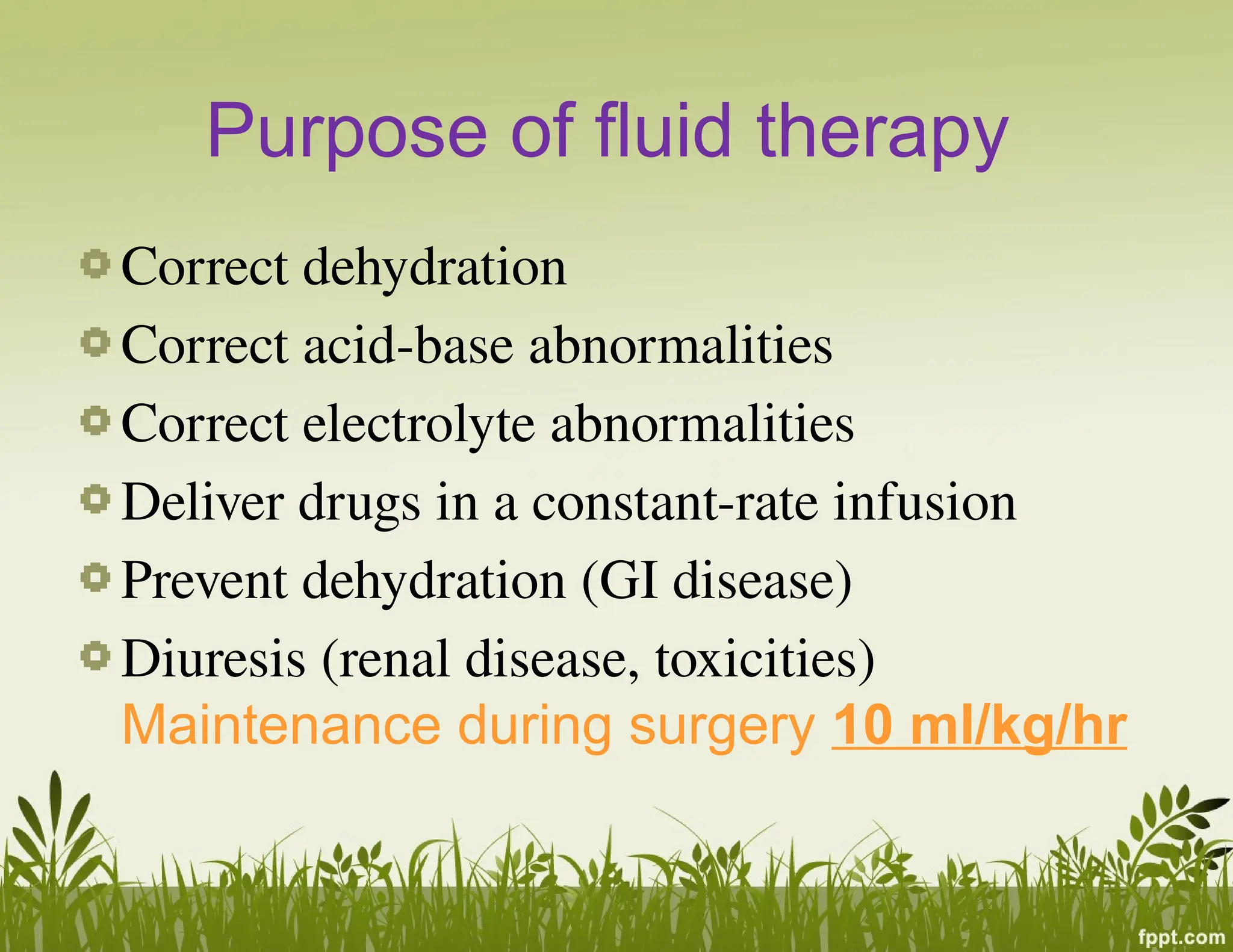 Fluid therapy in animal (veterinary).pptx