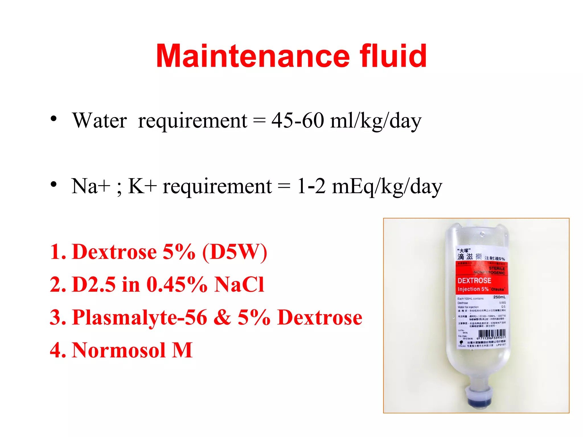 Fluid therapy_Animals | PPT