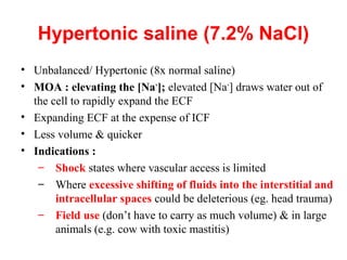 Fluid therapy_Animals | PPT