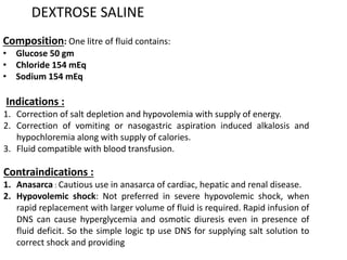 FLUID therapy and resuscitation DR PUNEET | PPTX