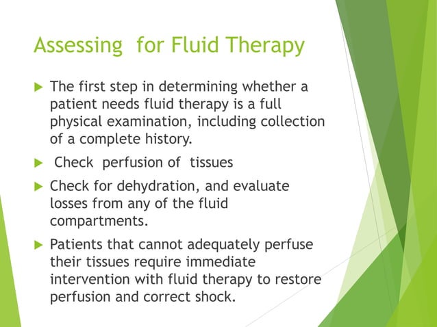 Fluid therapy in animals | PPTX | First Aid | Injuries
