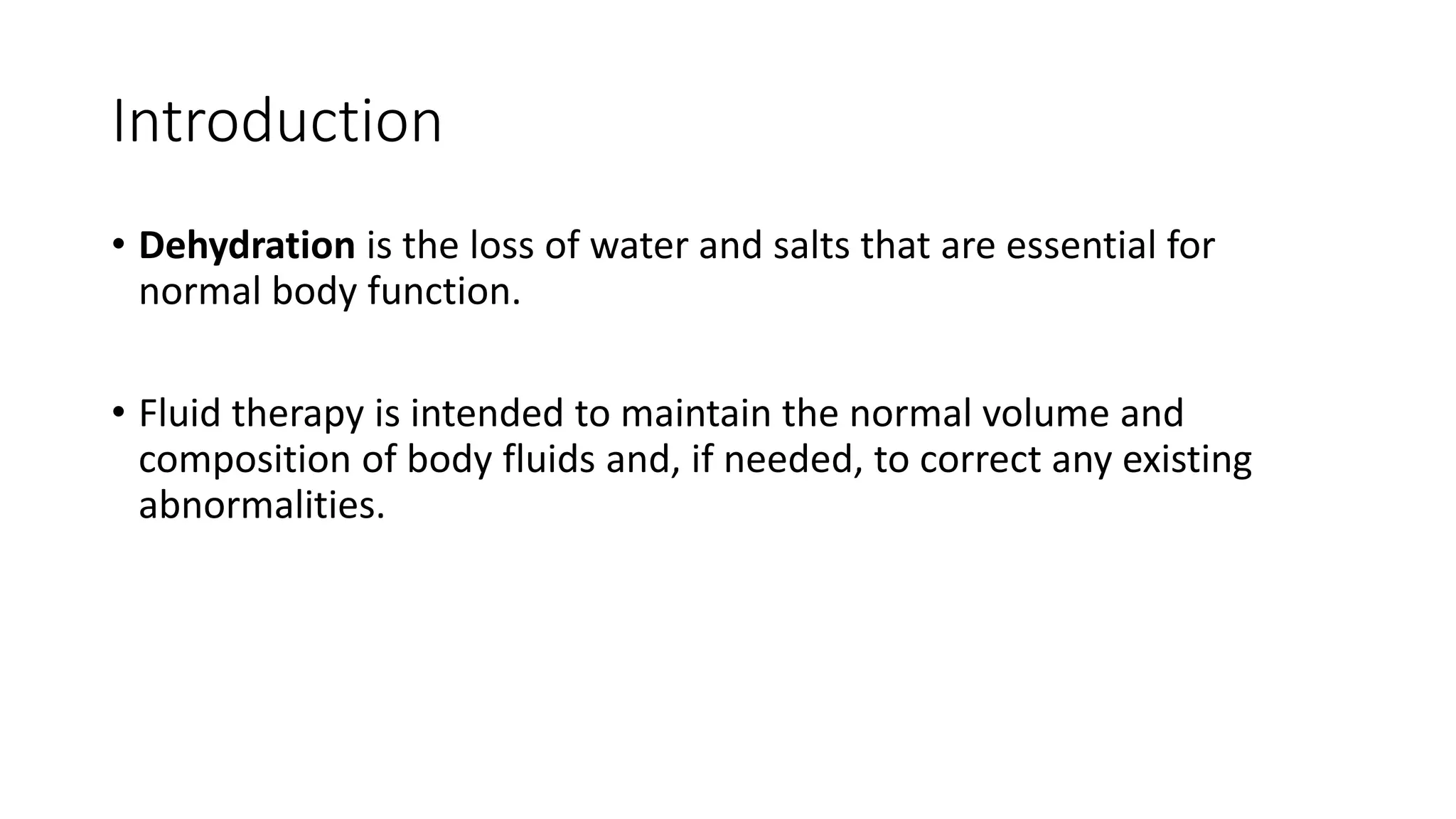 Fluid therapy in children | PPTX