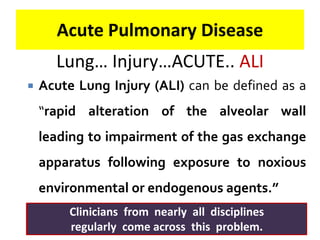 Fluid therapy in lung diseases | PPTX