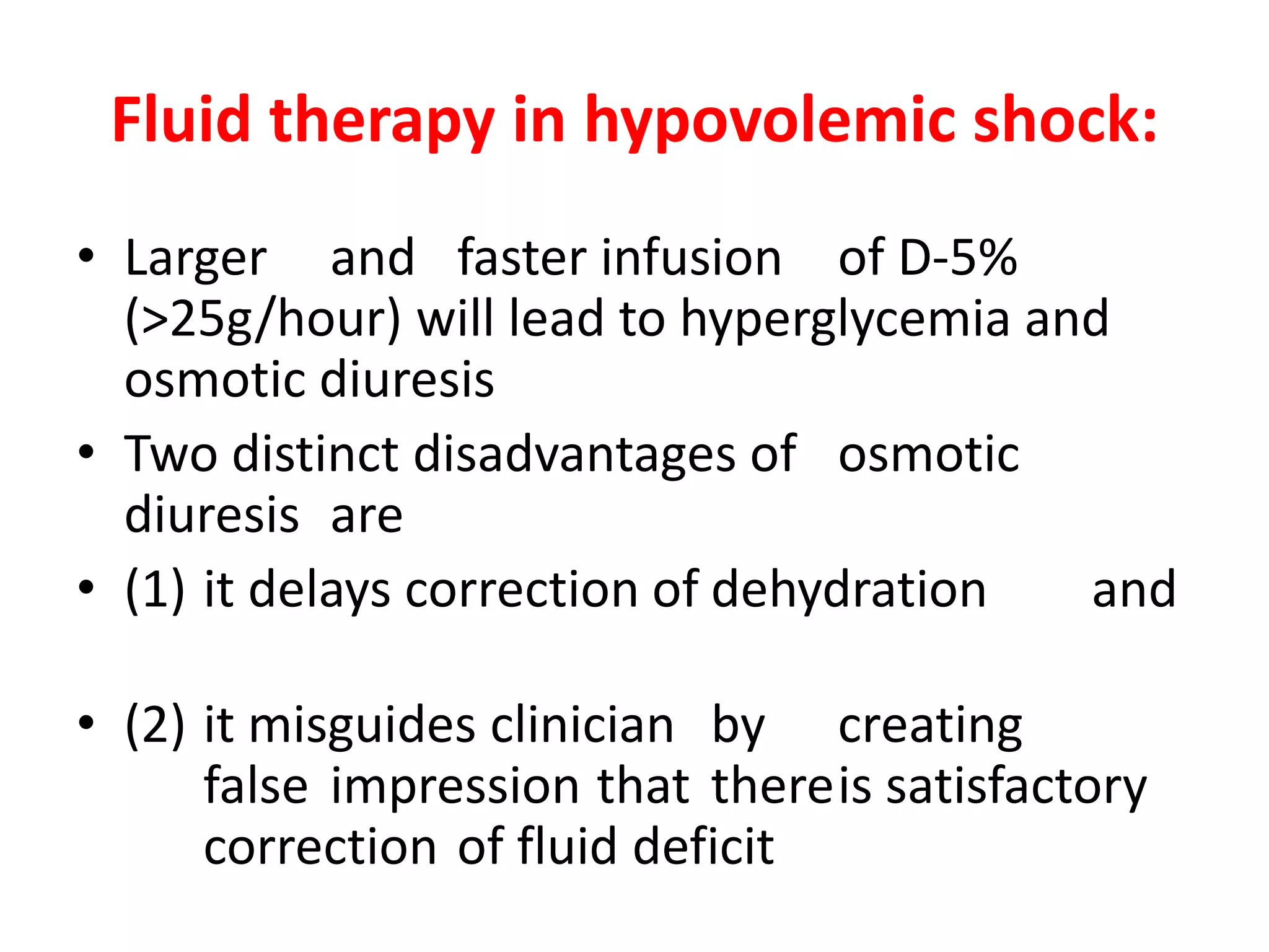 Fluid therapy in medical disorders | PPTX