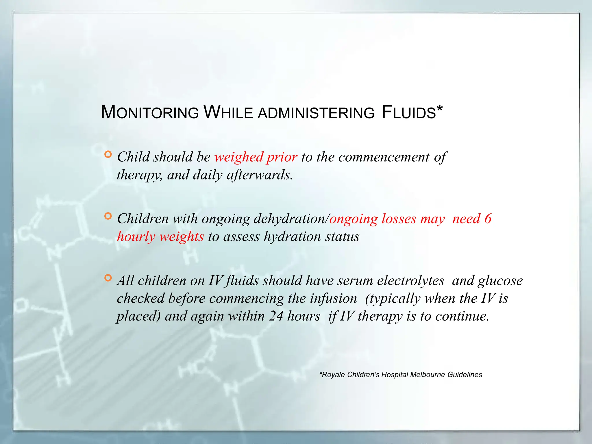 FLUID THERAPY IN PEDIATRICS and management of dehydration. | PPT