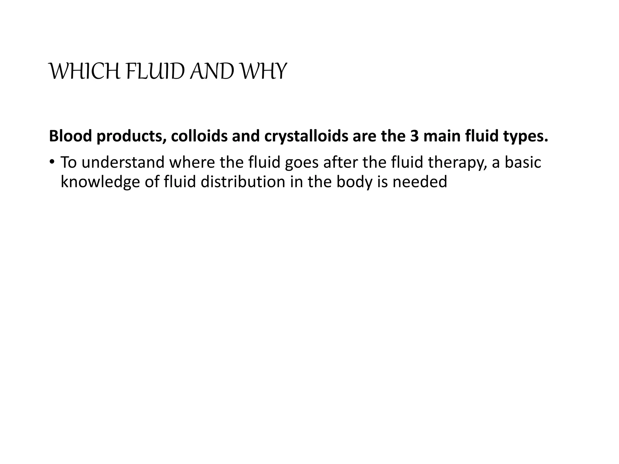 Fluid Therapy in Companion Animals | PPT