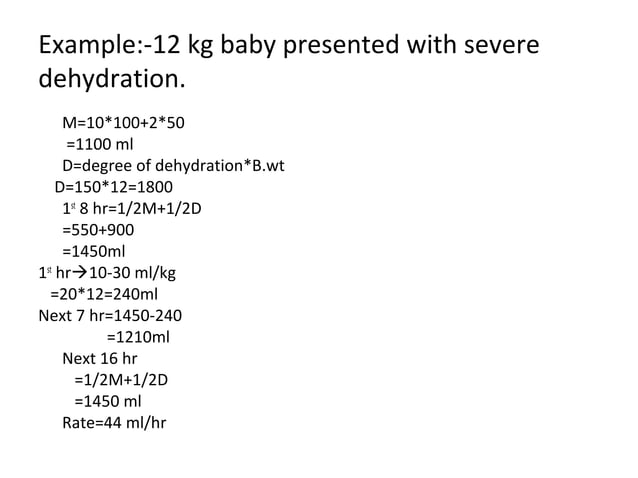 Fluid therapy in pediatrics | PPT