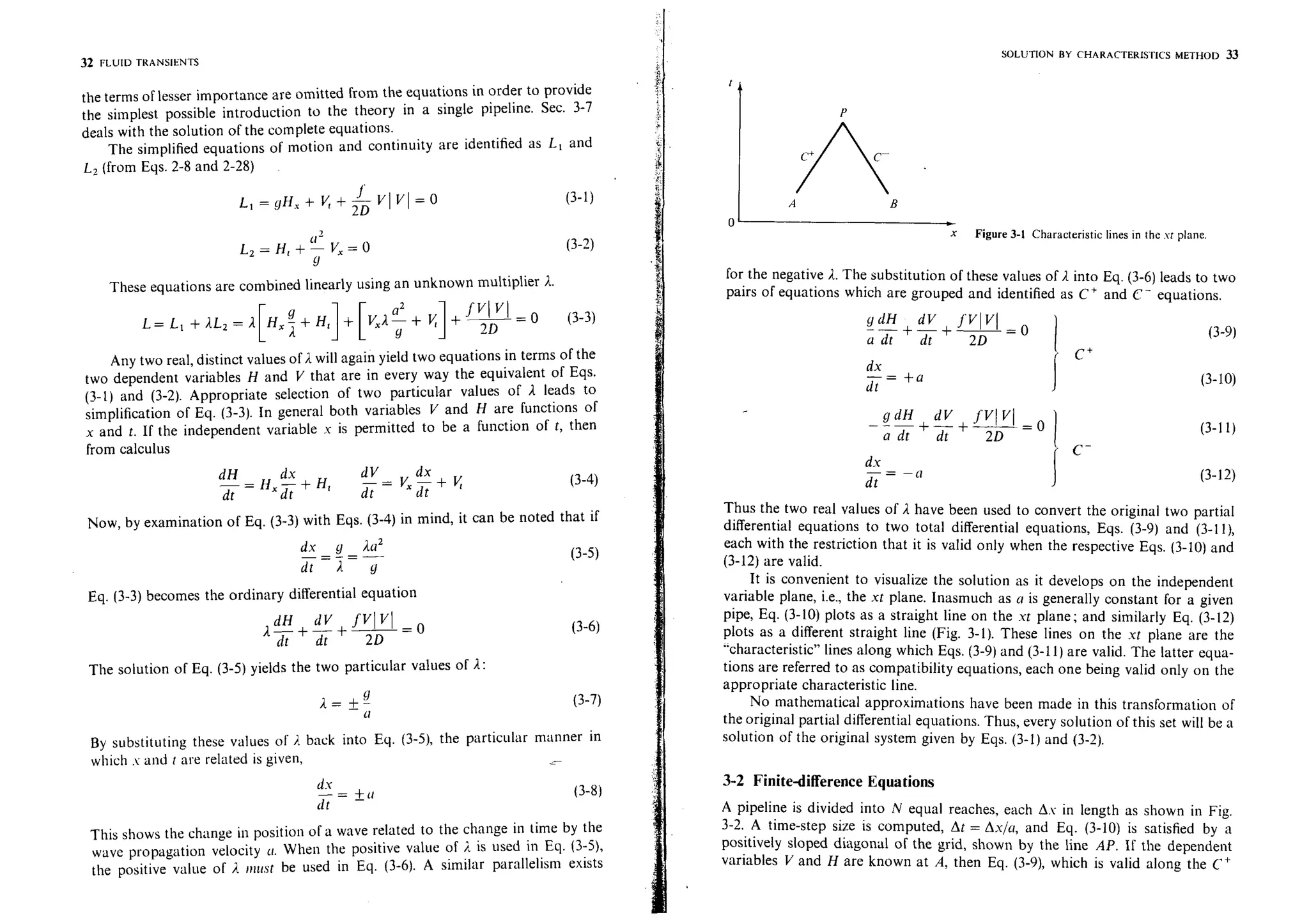 Fluid transients by wiley & streeter | PDF