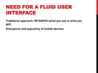 Fluid UI, Tips, Info | PPTX