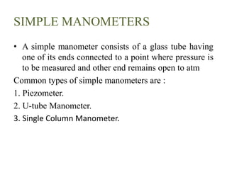 Pressure measuring device | PPTX | Physics | Science