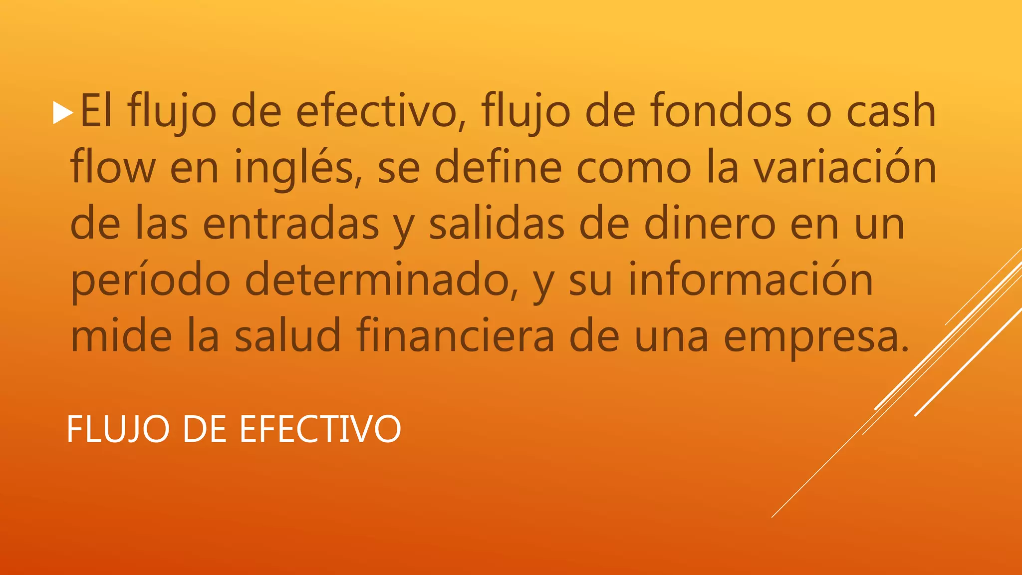 Flujo De Efectivo Ppt Descarga Gratuita