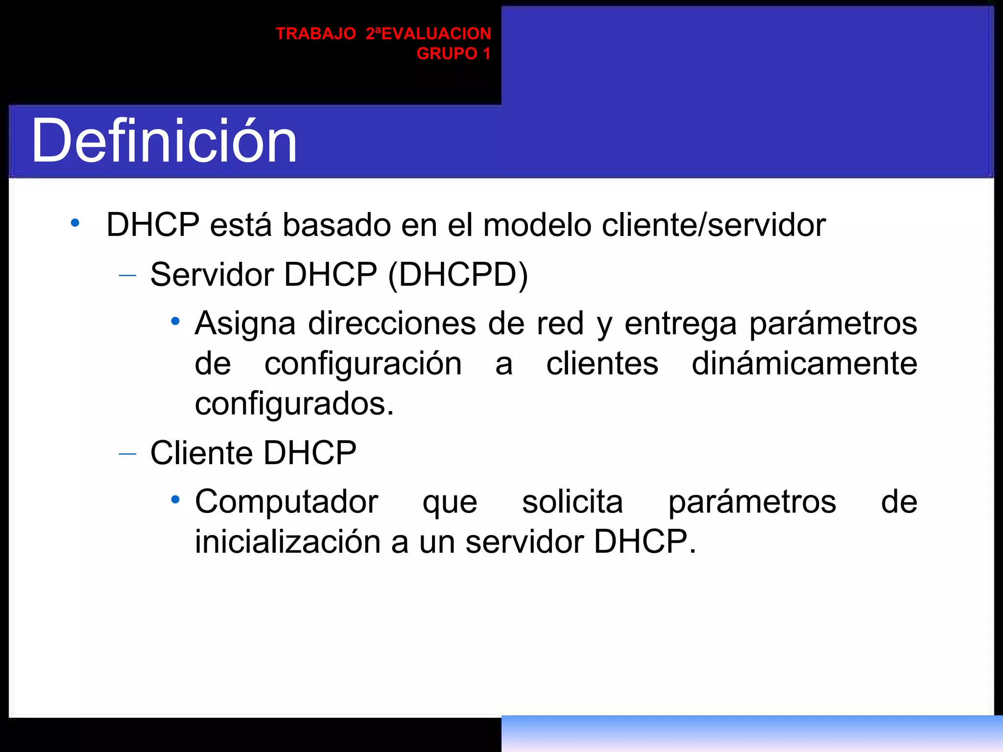 Flujo De Paquetes Entre Dhcpd Y Cliente Dhcp | PPT