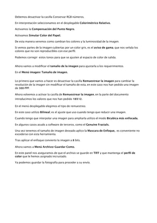 Flujo de trabajo fotografia digital | PDF