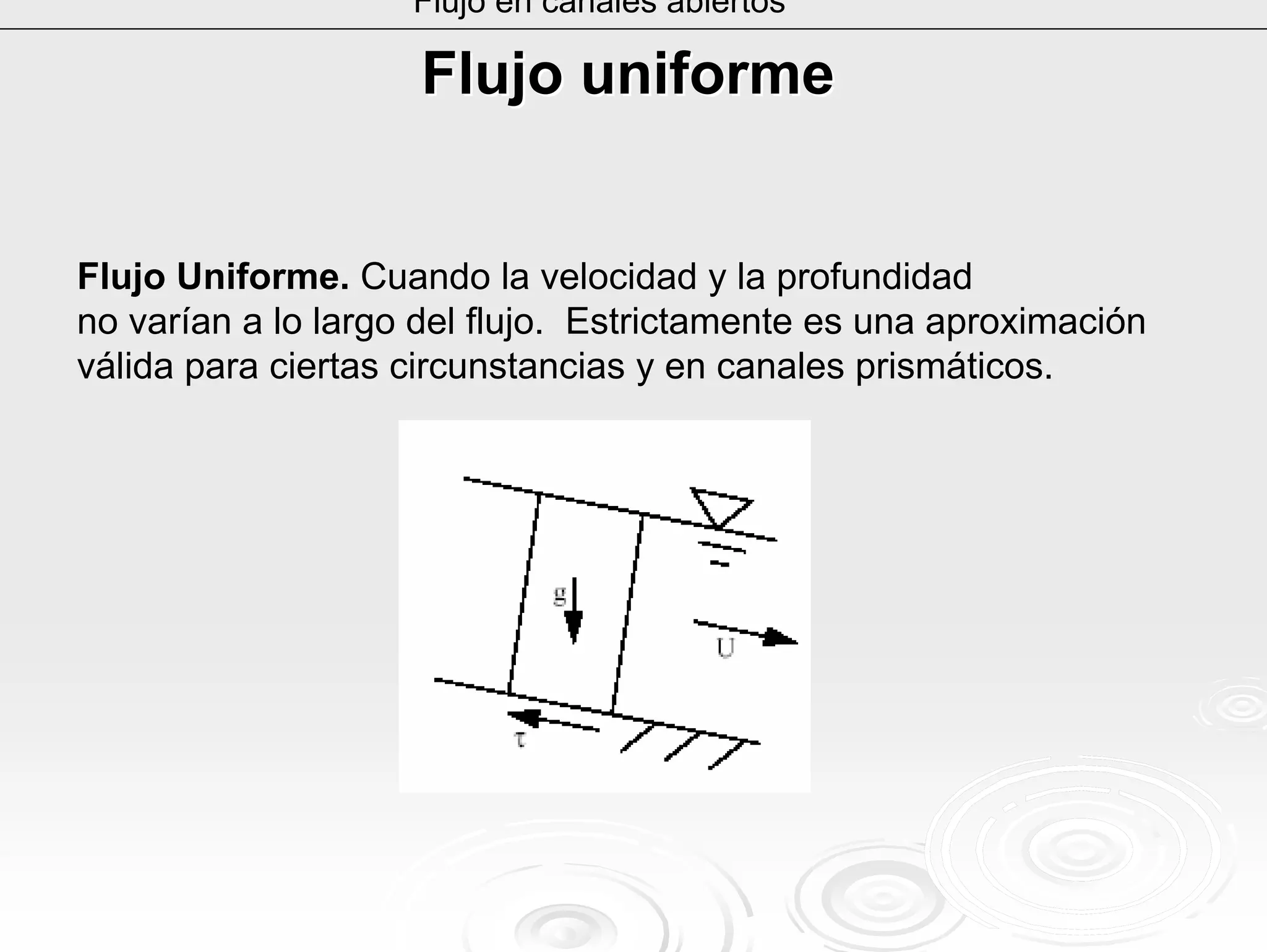 Flujo en canales abiertos (1) | PPT