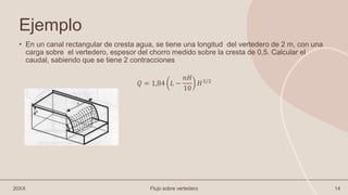 FLUJO EN VERTEDEROS ..pptx