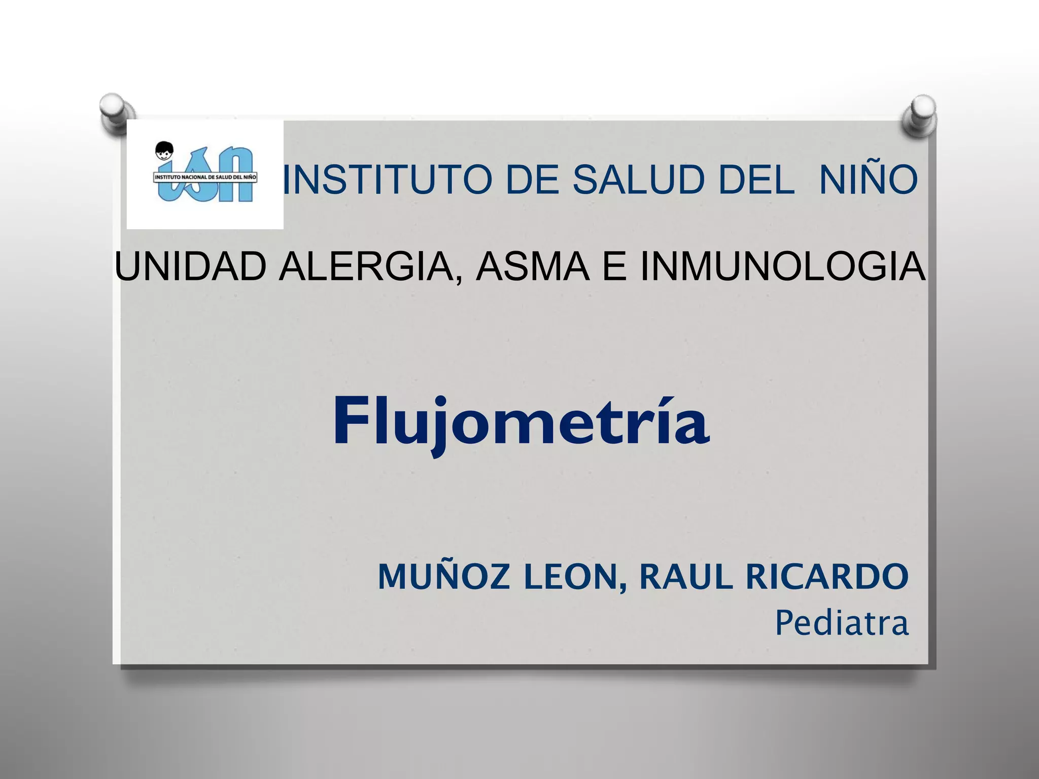 Flujometria UAAI | PPT