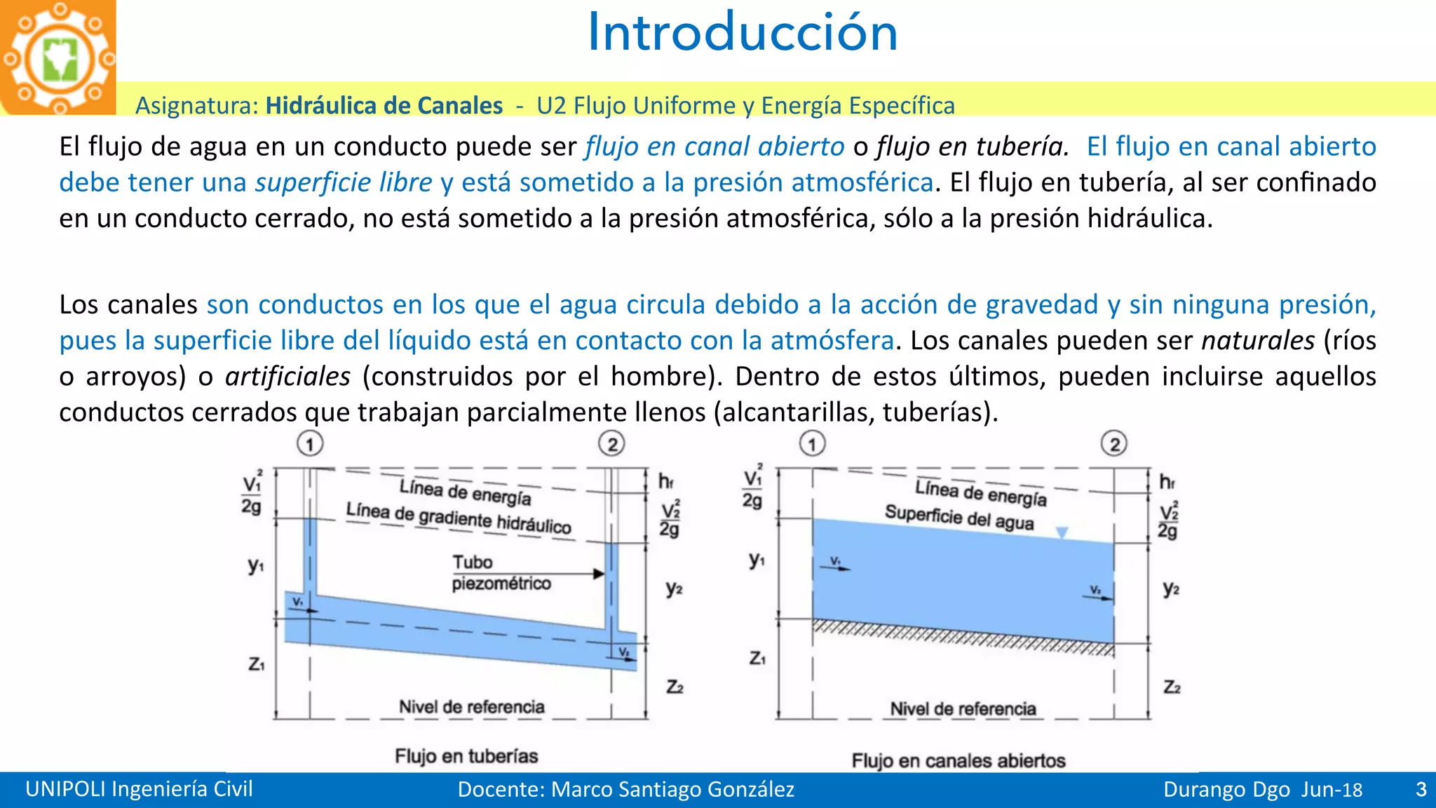 Flujo Uniforme y Energía Especifica guia de clase.pdf
