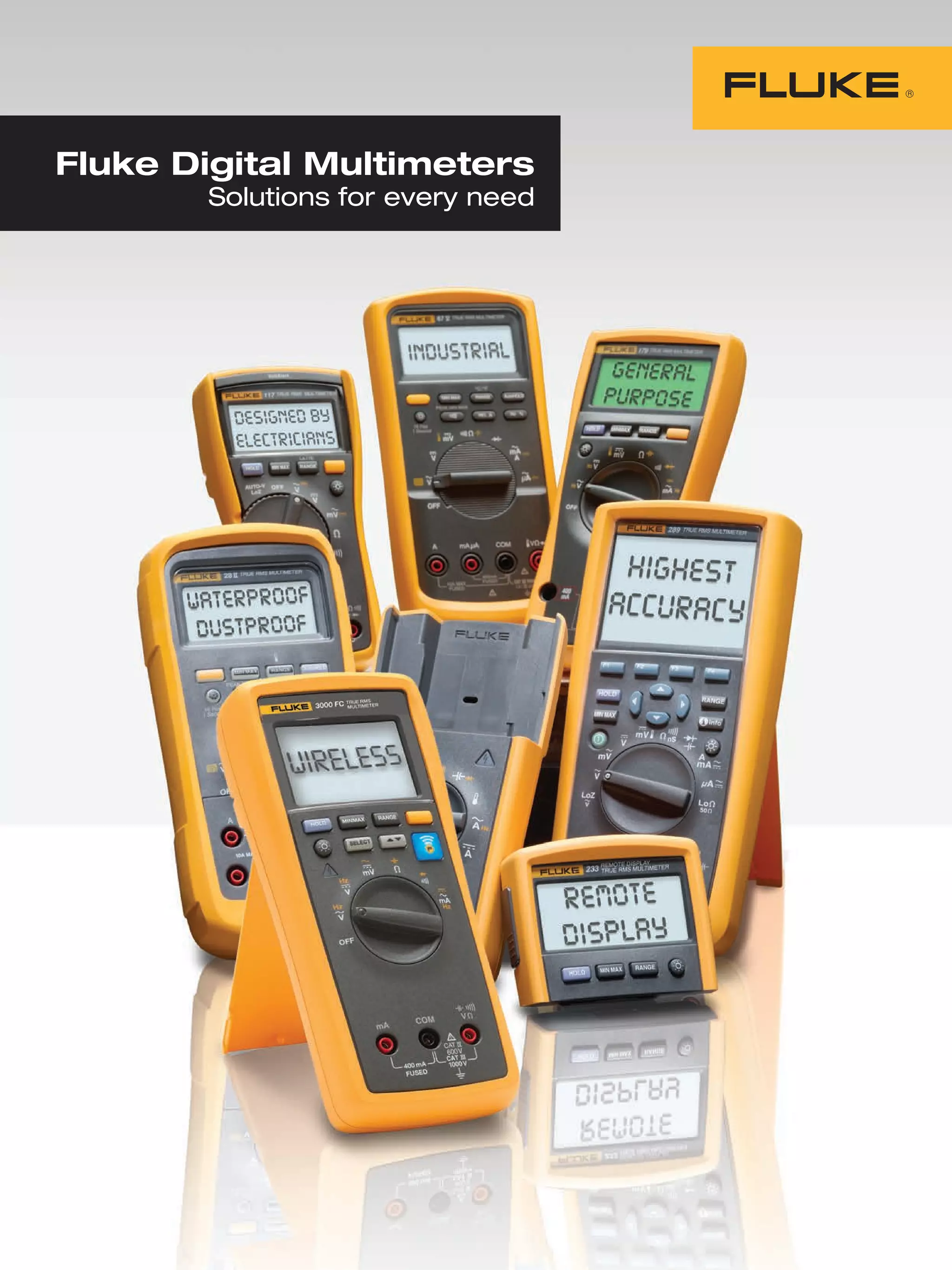Digital Multimeters for Every Application and Industry | PDF