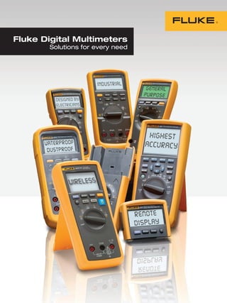 Fluke Digital Multimeter Selection Guide | PDF