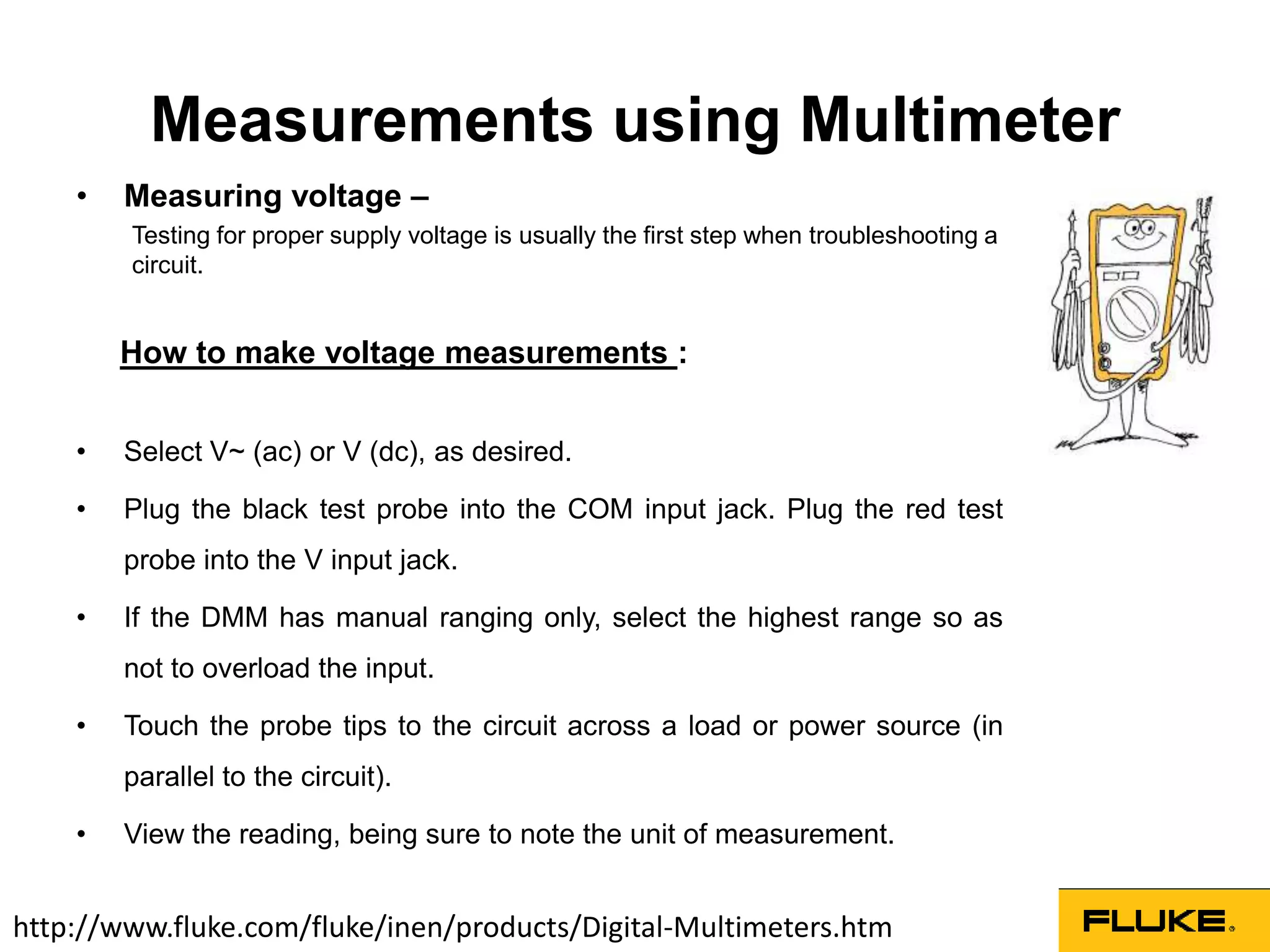 Digital Multimeters- Basic Guide | PPTX