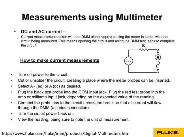 Digital Multimeters- Basic Guide | PPTX
