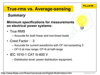 Digital Multimeters- Basic Guide | PPTX