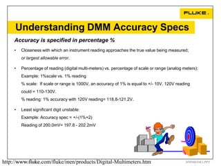 Digital Multimeters- Basic Guide | PPTX
