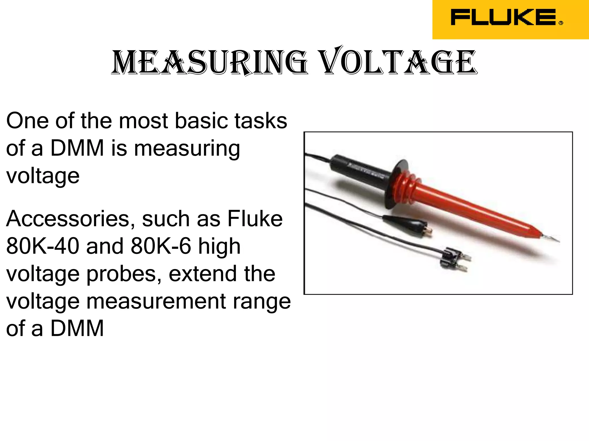Fluke India - Digital Multimeter | PPTX
