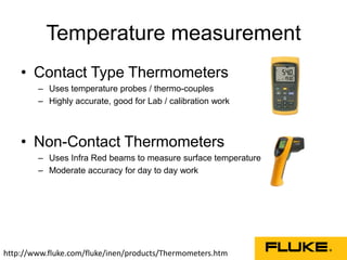 Basics of Temperature Measurement | PPTX