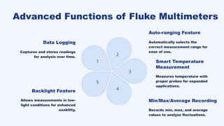 Fluke-Multimeter-Functions.pptx Electrical | PPTX