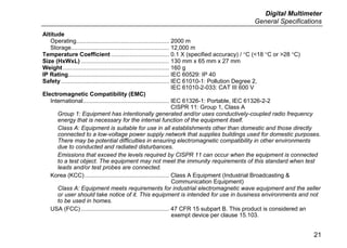 Fluke 101 Basic Digital Multimeter User Manual | PDF