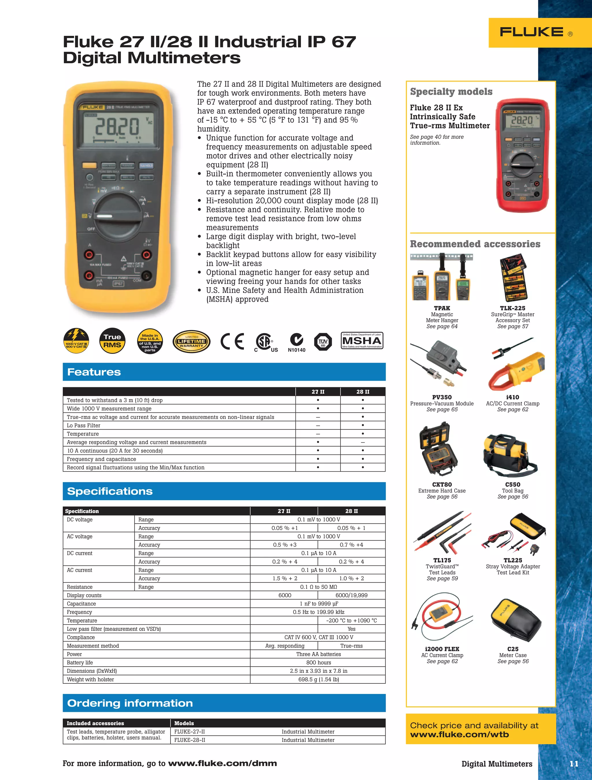 Fluke Electrical Measurement Testing Tools in ROnexbd01 | PDF