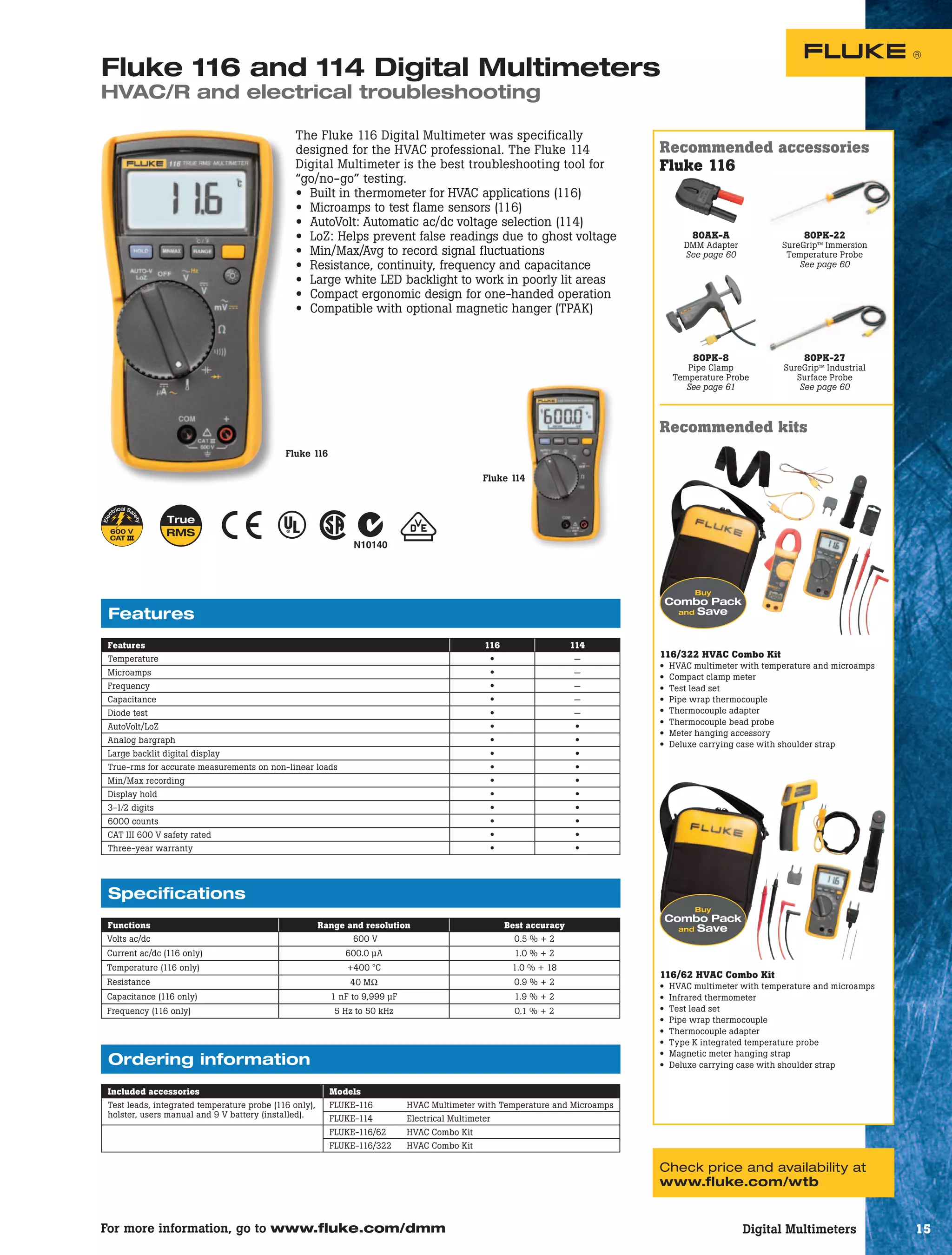 Fluke Electrical Measurement Testing Tools in ROnexbd01 | PDF