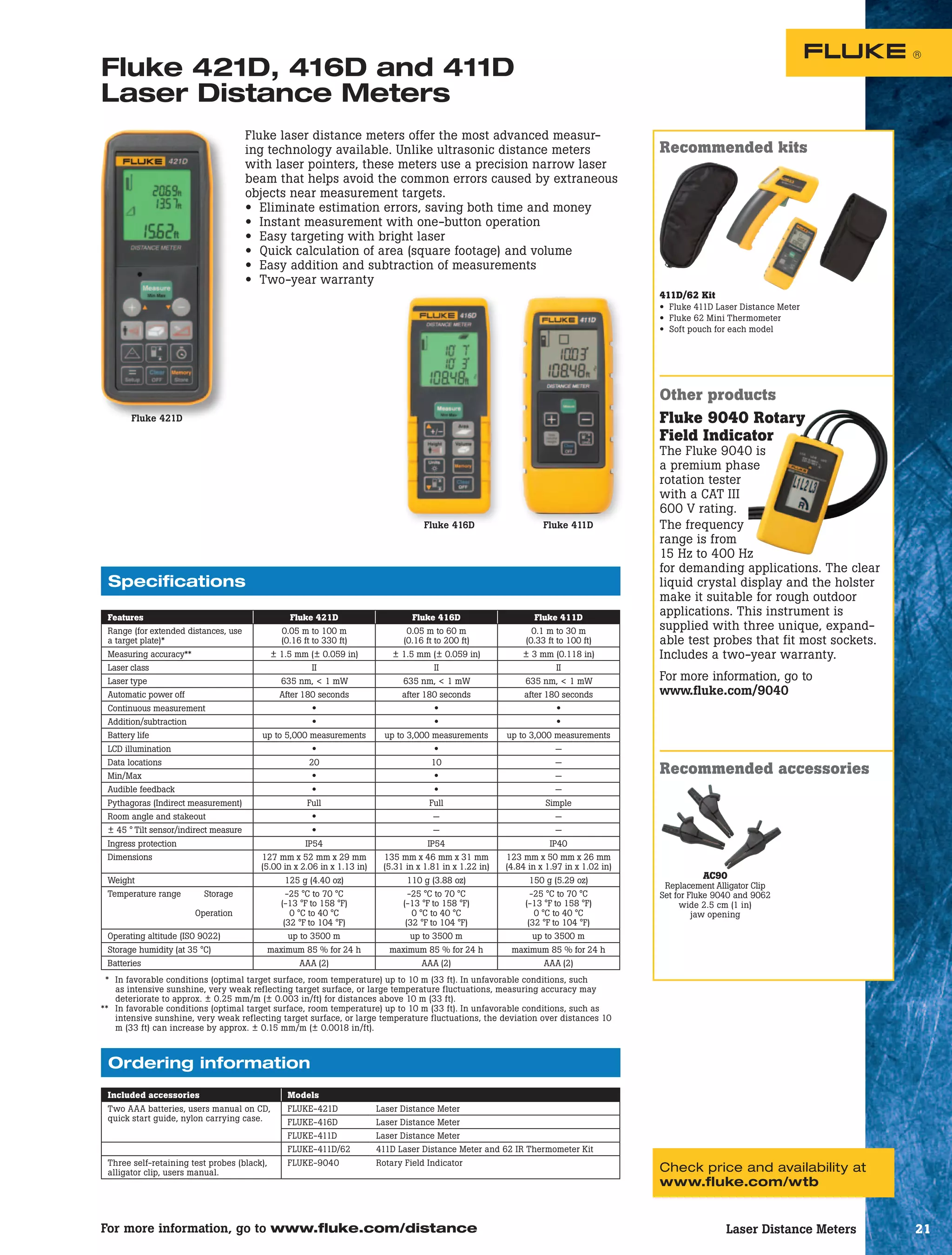 Fluke Electrical Measurement Testing Tools in ROnexbd01 | PDF