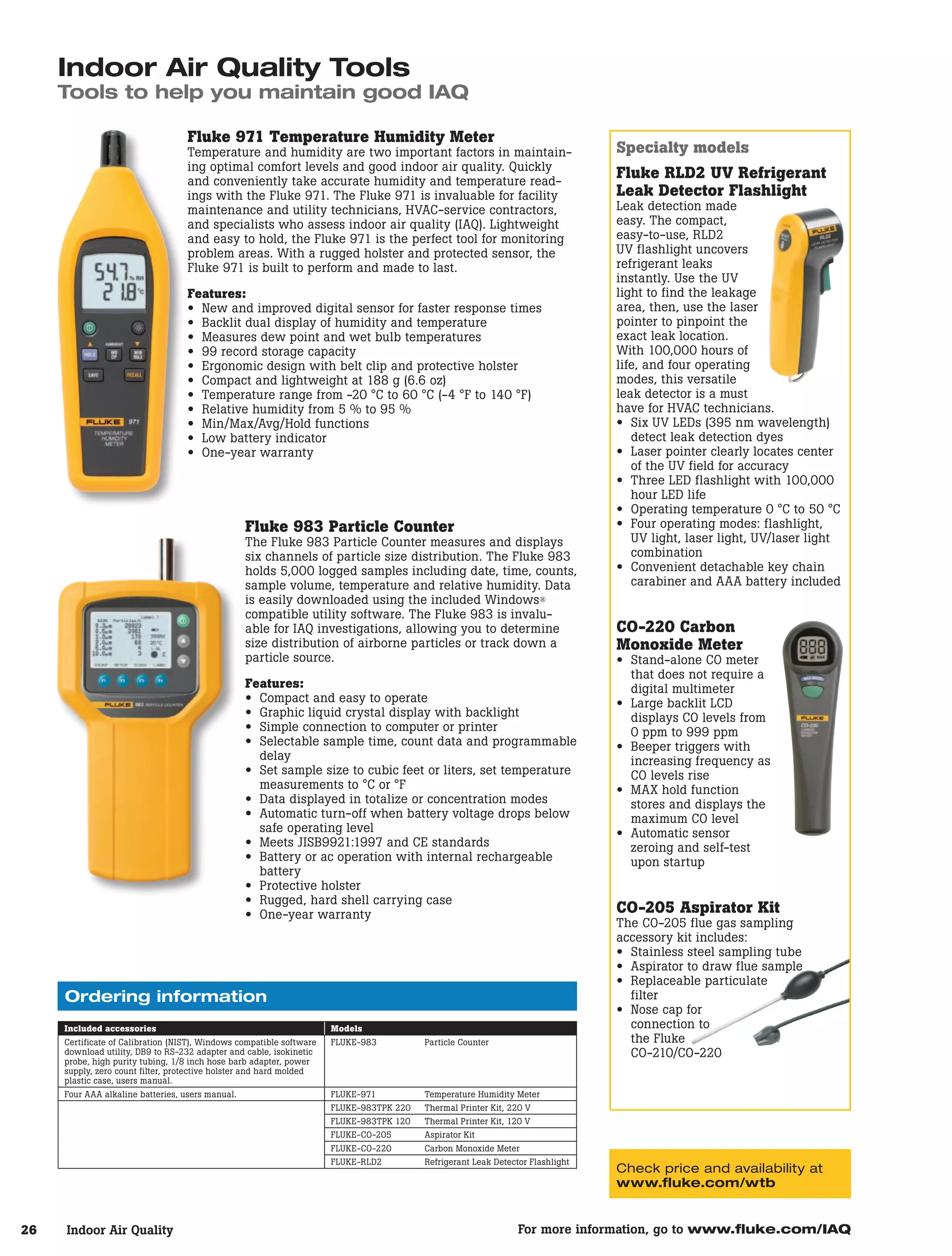 Fluke Electrical Measurement Testing Tools in ROnexbd01 | PDF