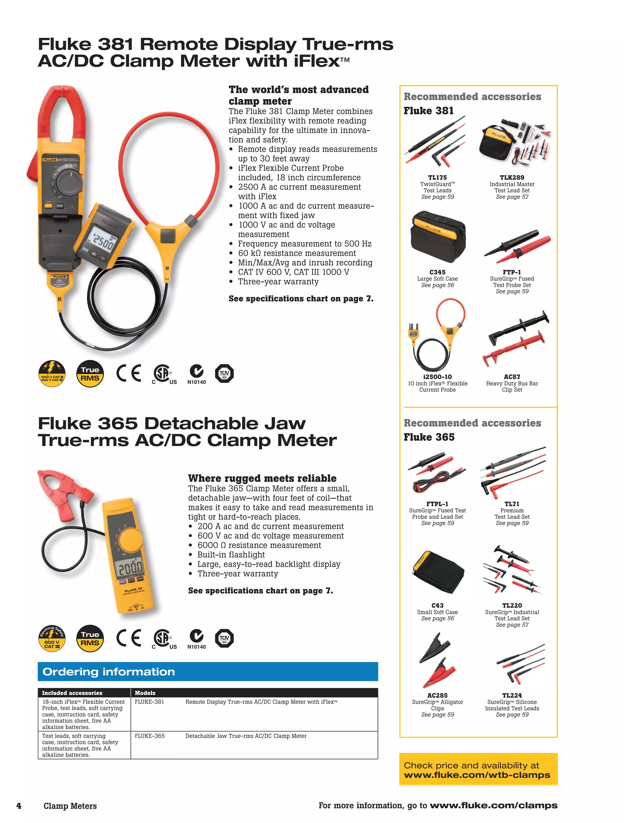 Fluke Electrical Measurement Testing Tools in ROnexbd01 | PDF