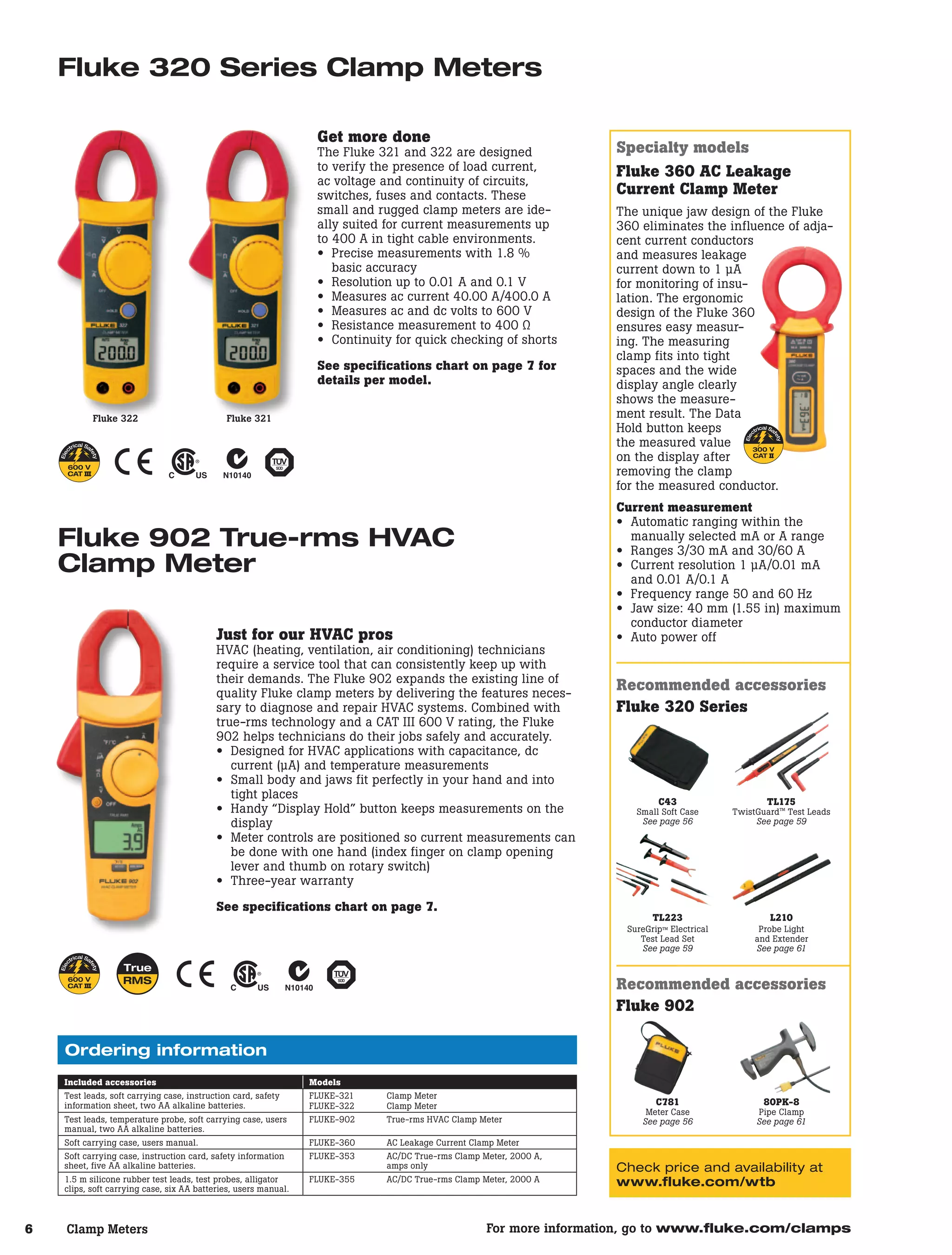 Fluke Electrical Measurement Testing Tools in ROnexbd01 | PDF