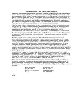 Fluke 568 Infrared Thermometer User Manual | PDF