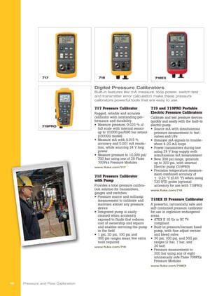 New Process Calibration Tools (PCT) Catalog by Fluke Calibration | PDF | Weather | Science