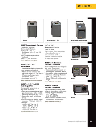 New Process Calibration Tools (PCT) Catalog by Fluke Calibration | PDF