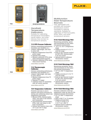 New Process Calibration Tools Catalog by Fluke Calibration | PDF