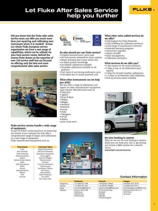 Fluke Electrical Measurement Testing Tools Catalog 2012 2013 in ...