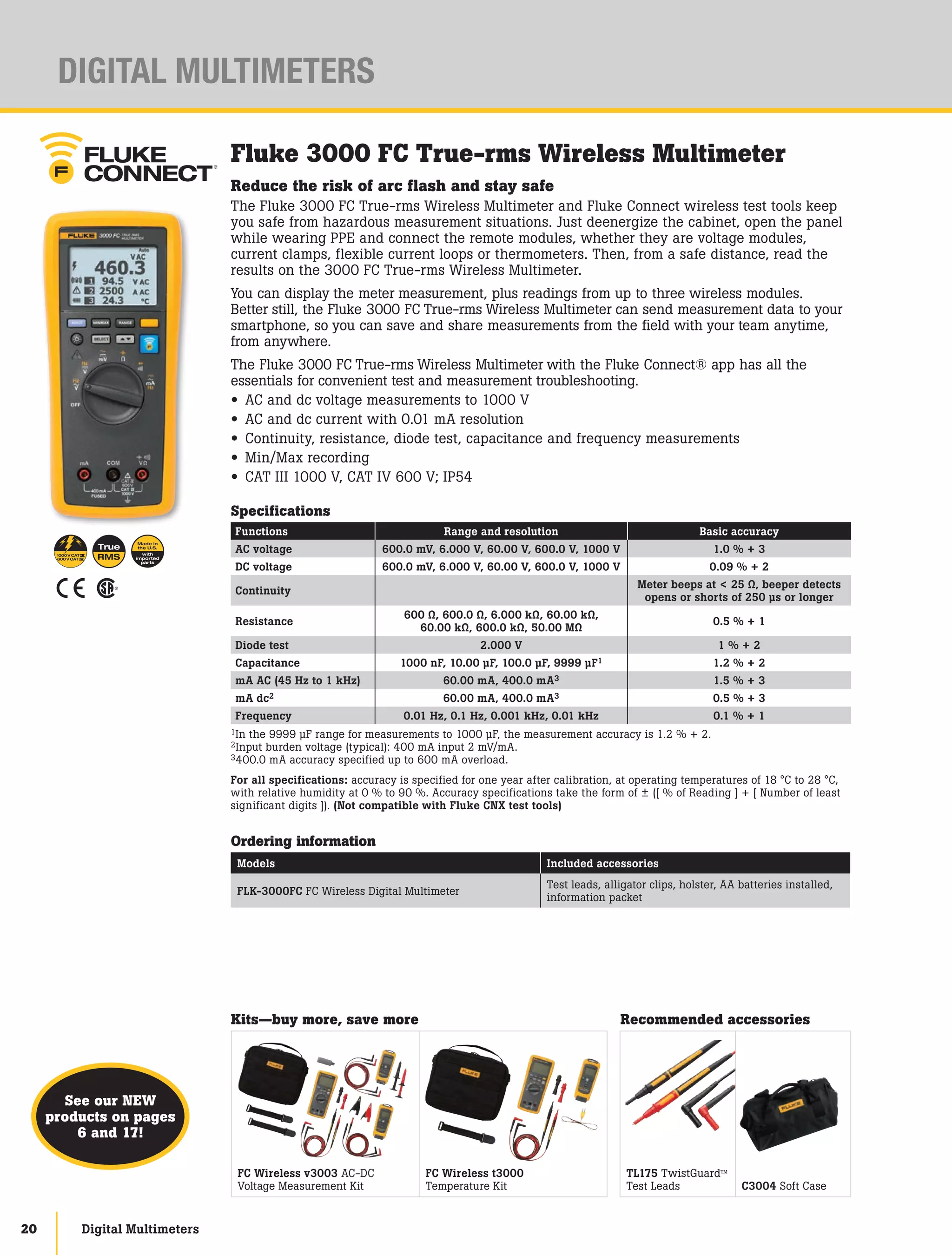 Fluke Electrical Measurement Testing Tools Catalog 2017 2018 in ...
