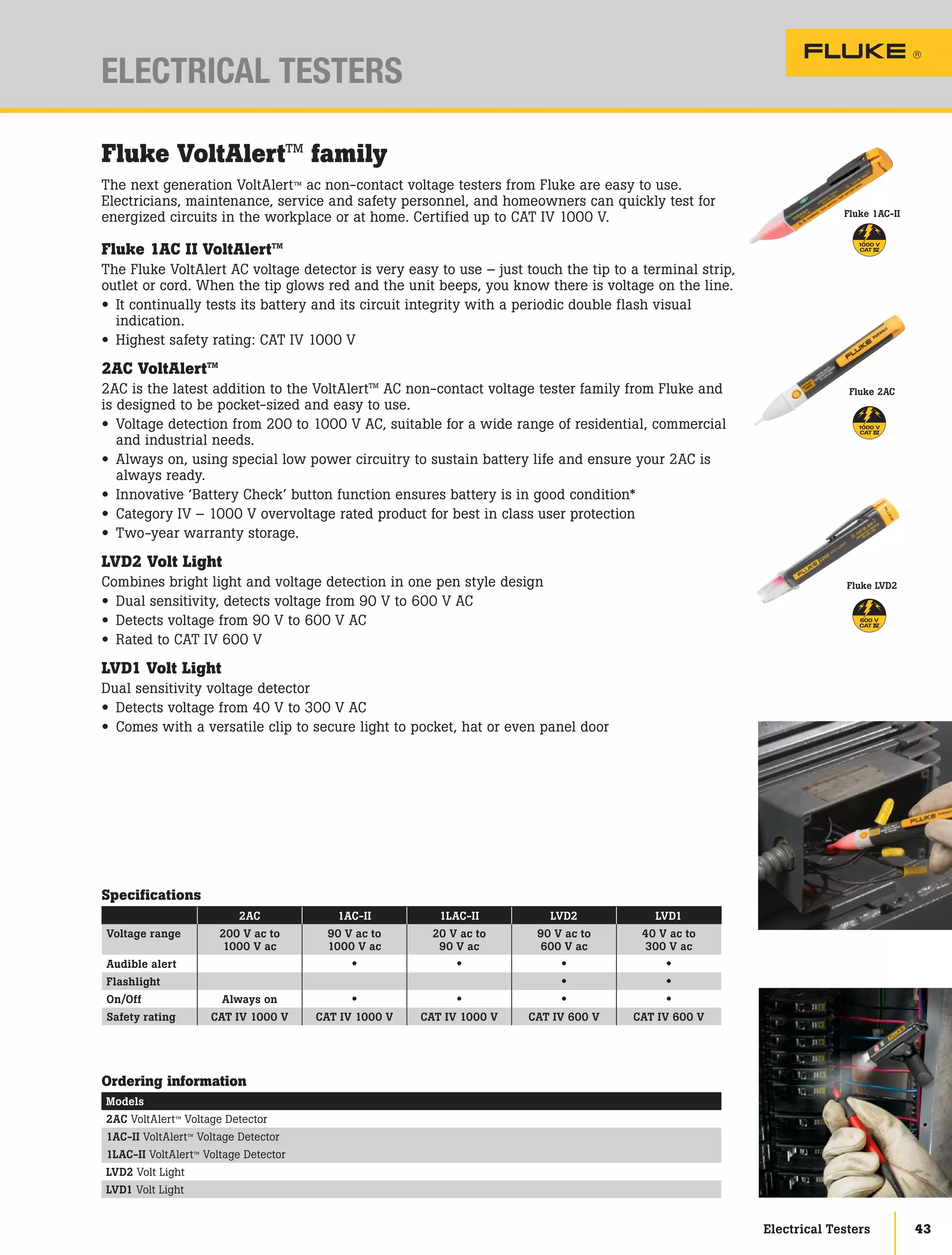 Fluke Electrical Measurement Testing Tools Catalog 2017 2018 in ...