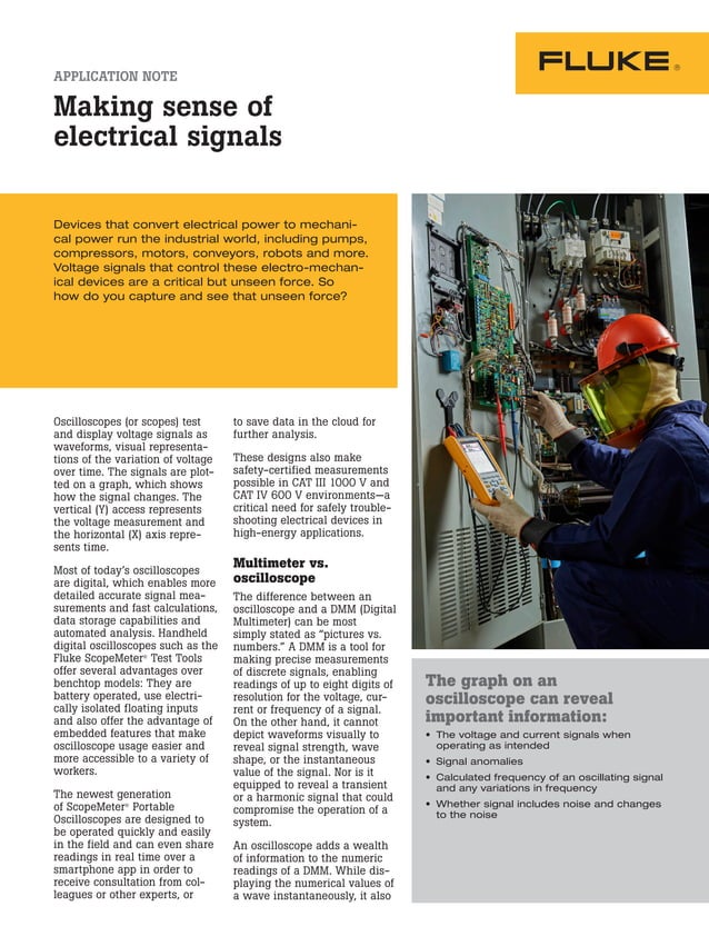 Fluke making sense-of-electrical-signals | PDF | Consumer Electronics ...
