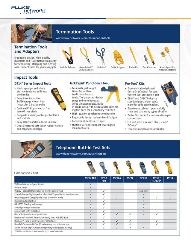 Fiber and Cable Certification, Networking and Installation Tools | PDF