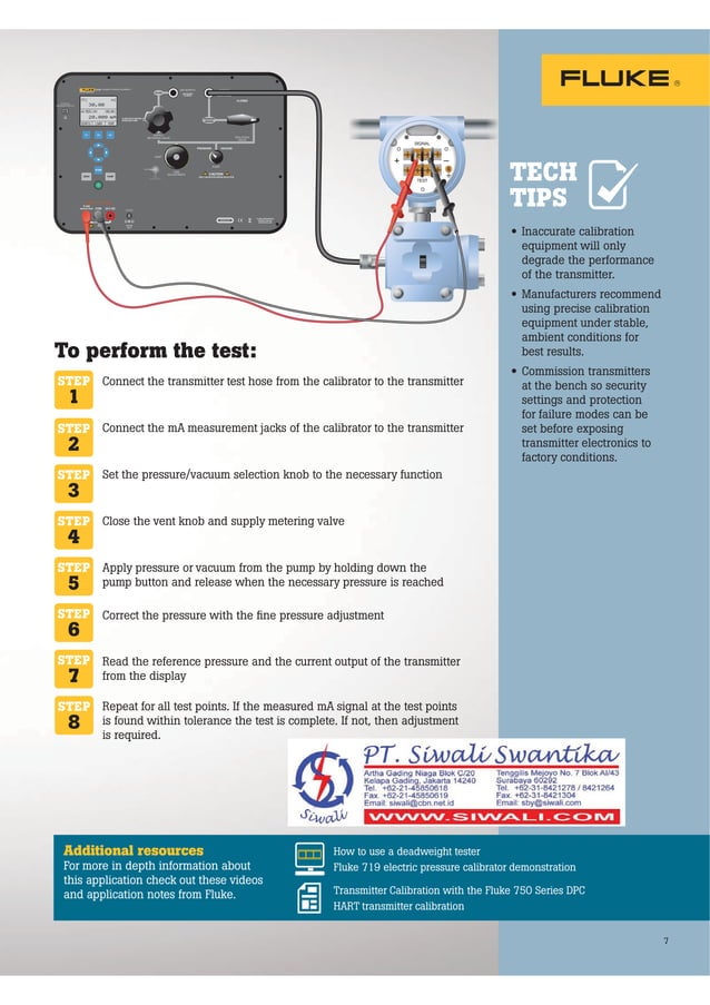 Fluke Catalog | Pressure Calibration Application and Solutions | PDF