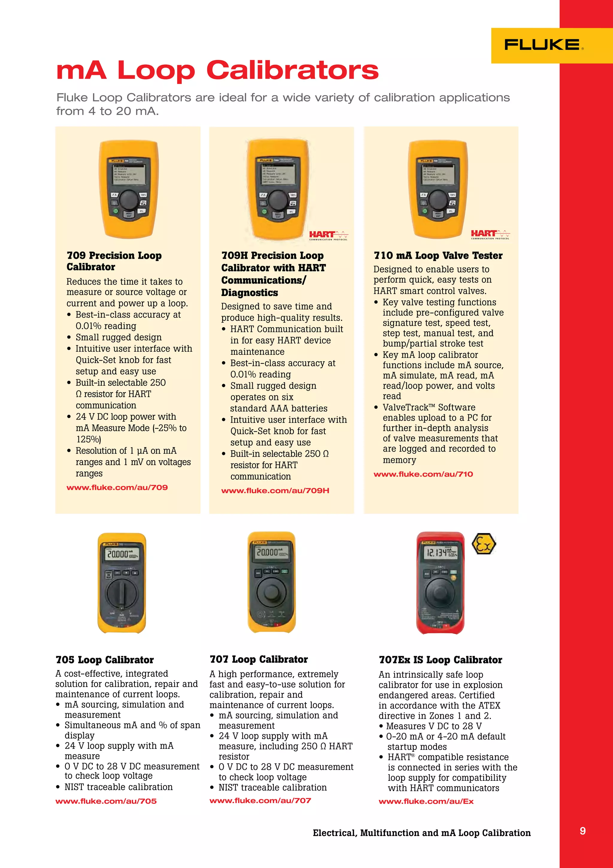 Fluke Process Calibration Tools Catalog | PDF | Technology & Computing