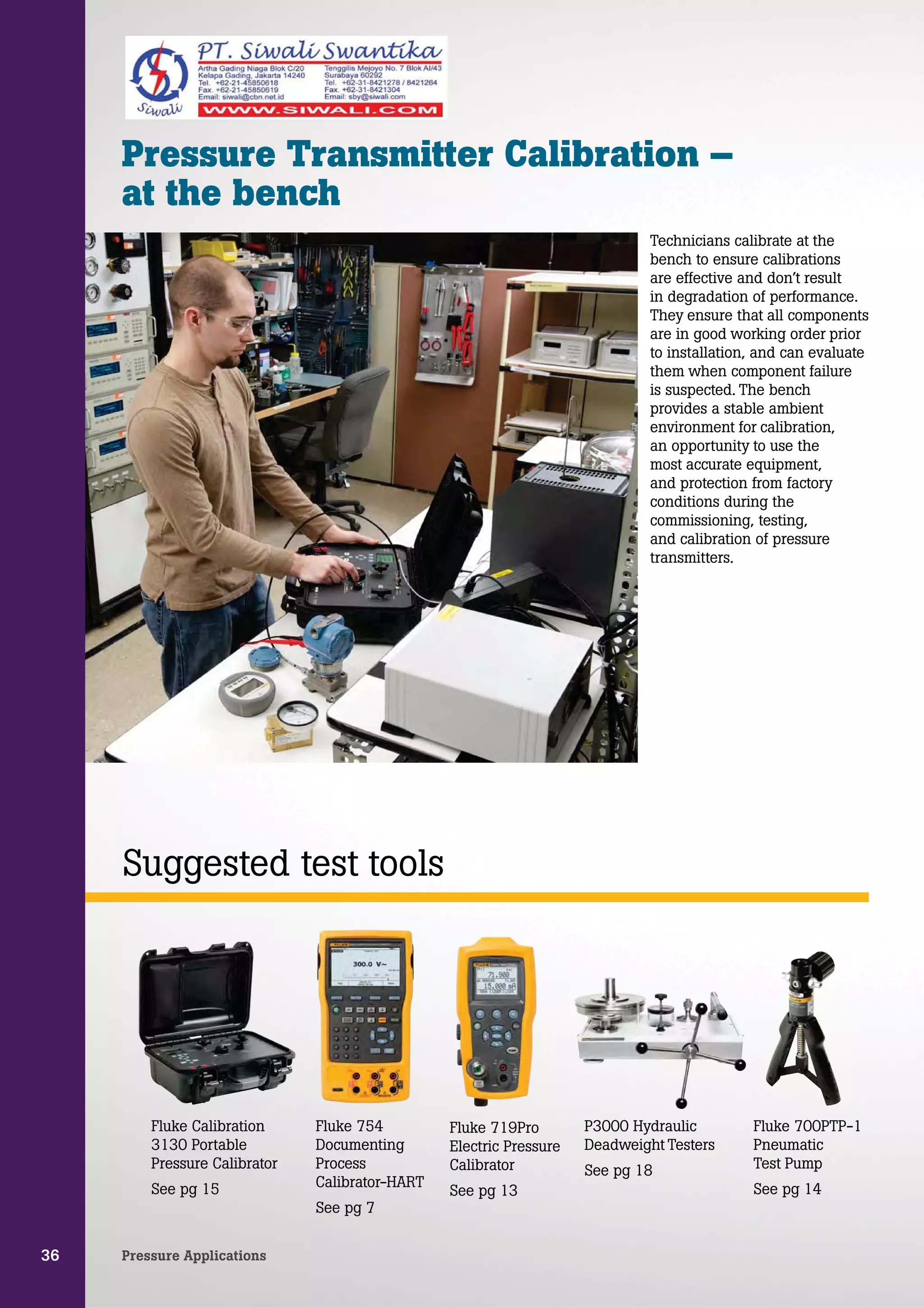 Fluke Process Calibration Tools Catalog | PDF | Technology & Computing