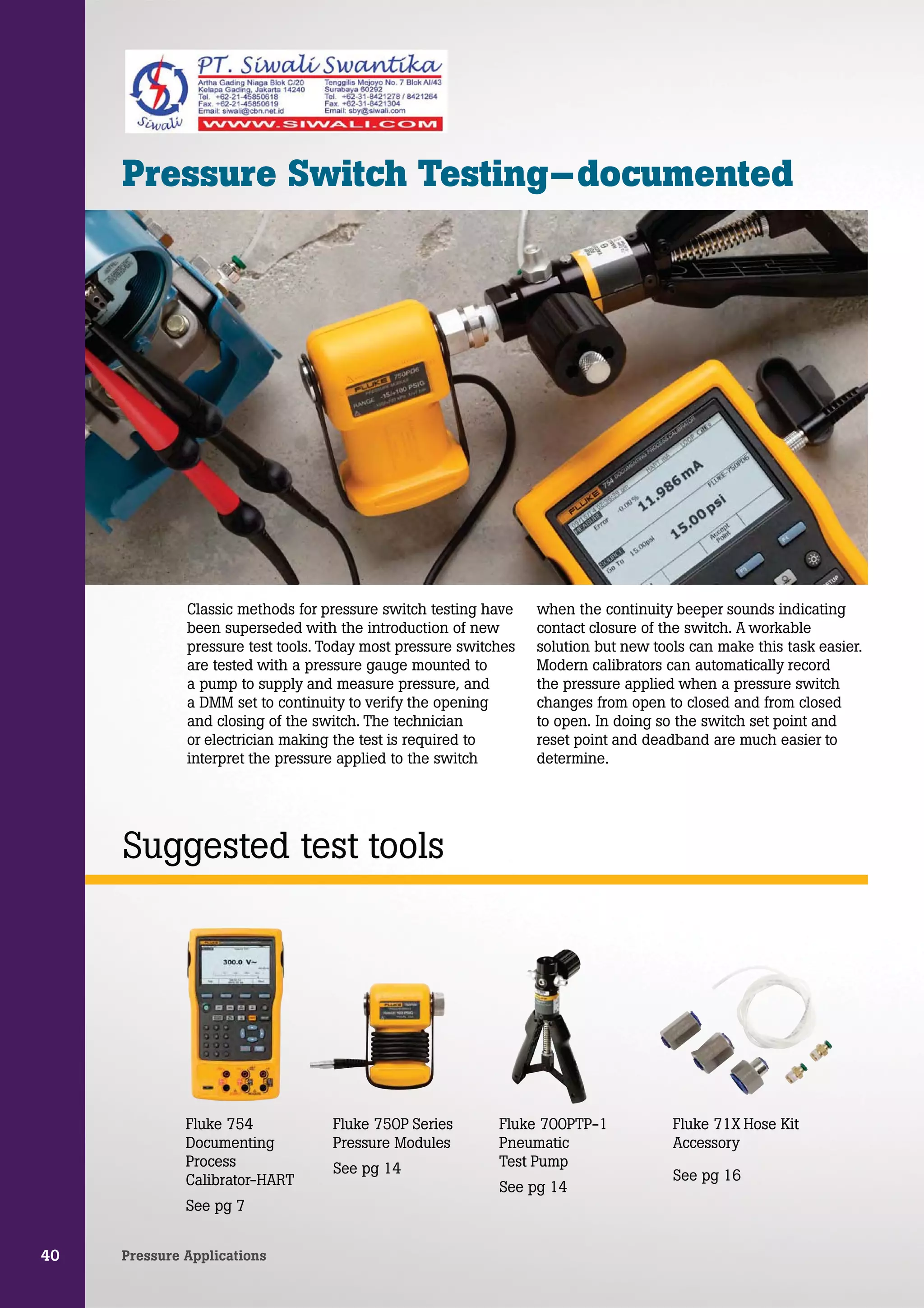 Fluke Process Calibration Tools Catalog | PDF | Technology & Computing